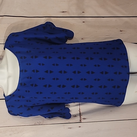 Apt. 9 | Tops | Blue And Black Top | Poshmark